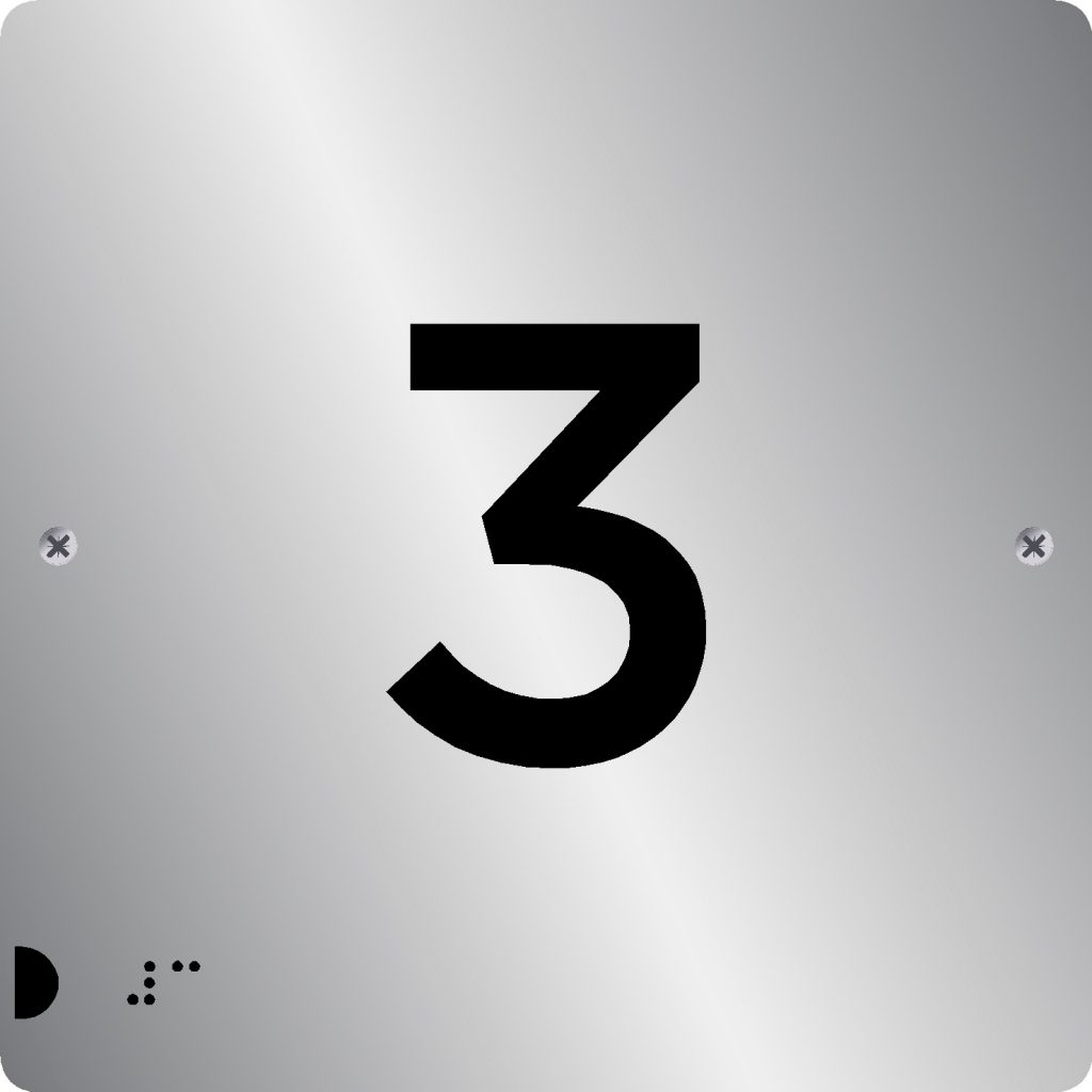 Number 10 sign | Braille Signs