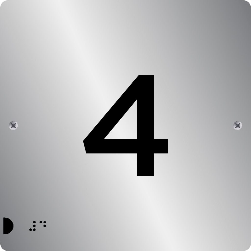 Ground Floor sign | Braille Signs