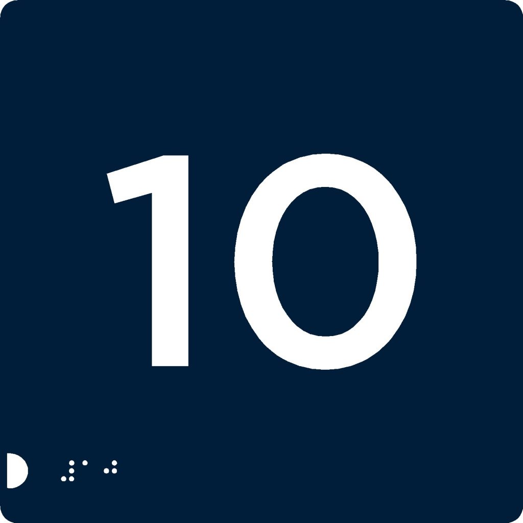 Lift sign | Braille Signs