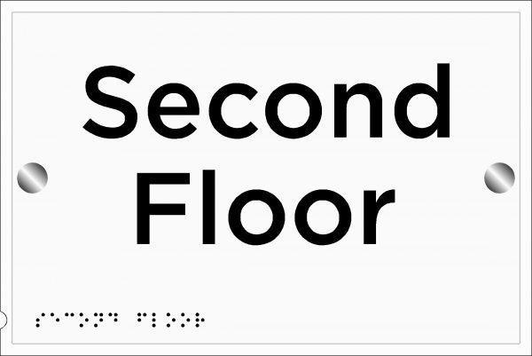 Ground Floor sign | Braille Signs