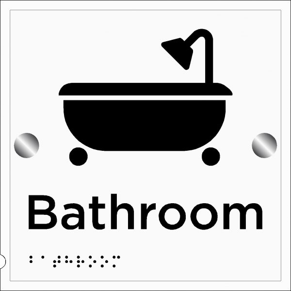 Bathroom sign | Braille Signs