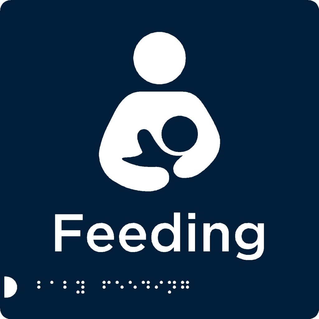 Baby Feeding sign | Braille Signs