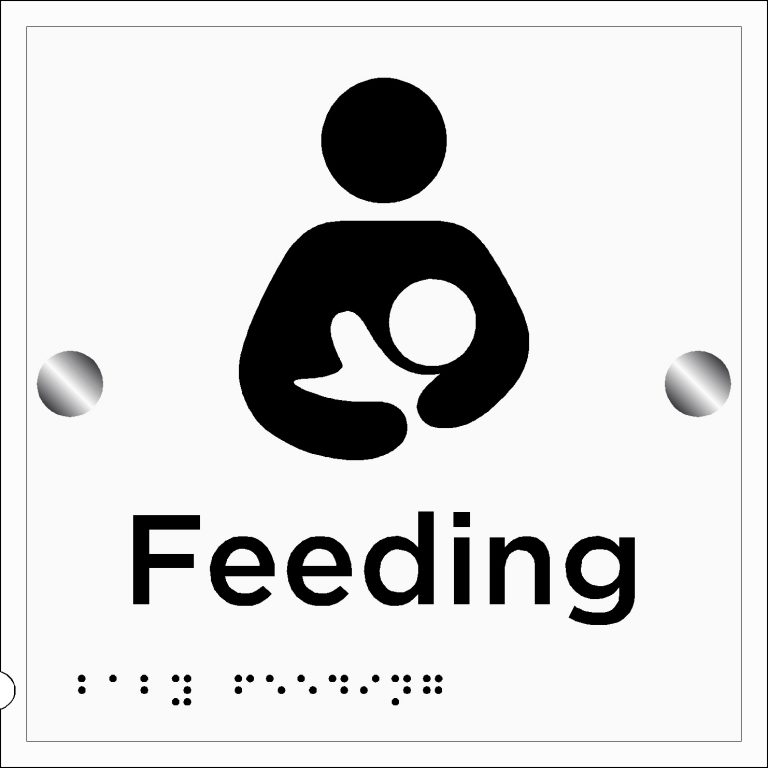 Baby Feeding sign | Braille Signs