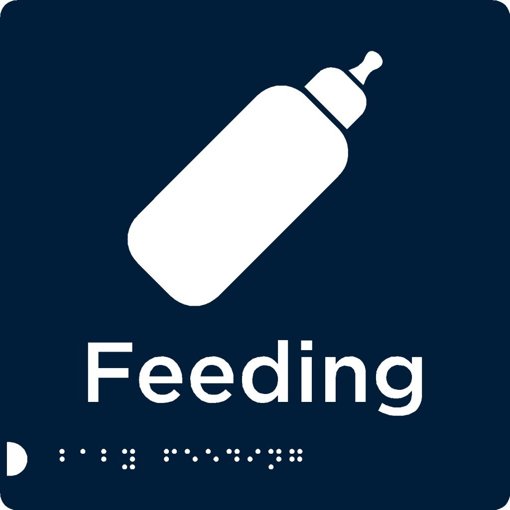 Baby Feeding sign | Braille Signs