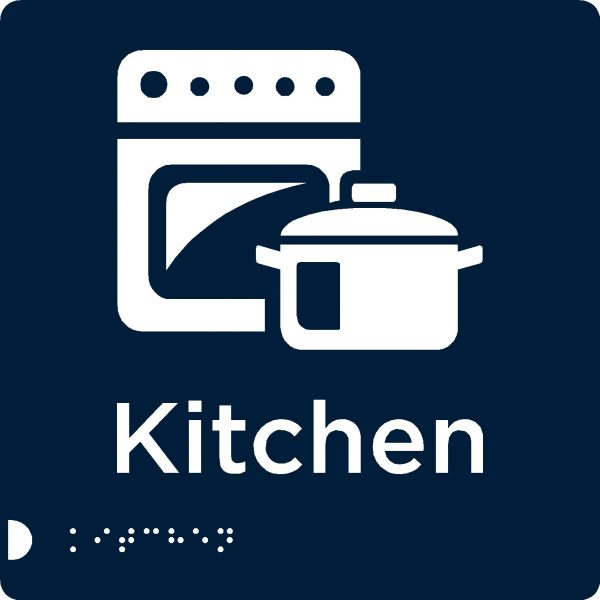 Kitchen sign | Braille Signs