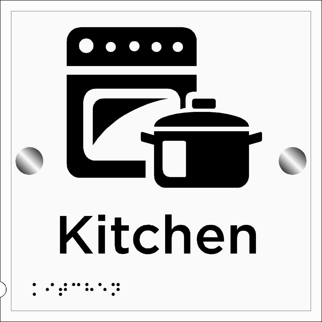 Kitchen sign | Braille Signs