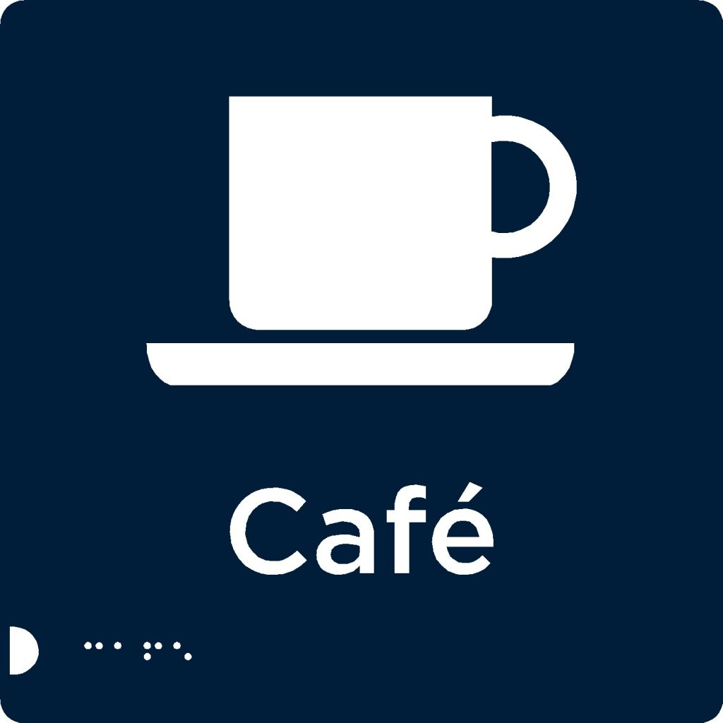 Cafe sign | Braille Signs
