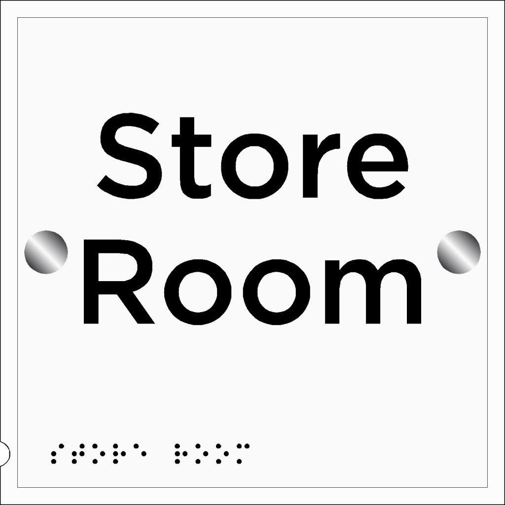 Store Room sign | Braille Signs